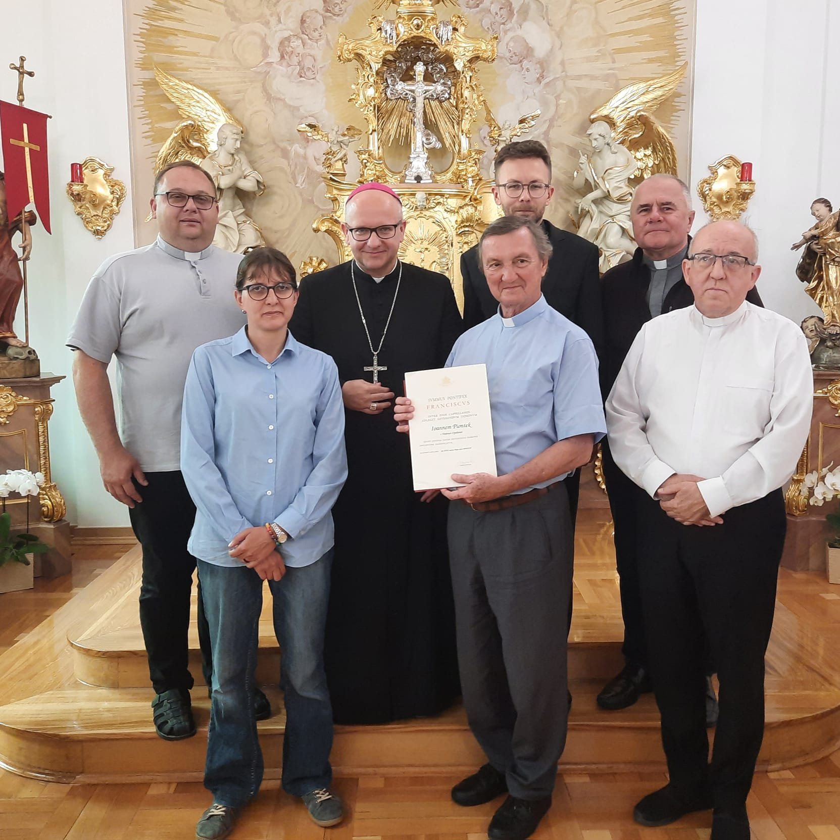 Tytuł kapelana Jego Świątobliwości dla ks. Jana Piontka